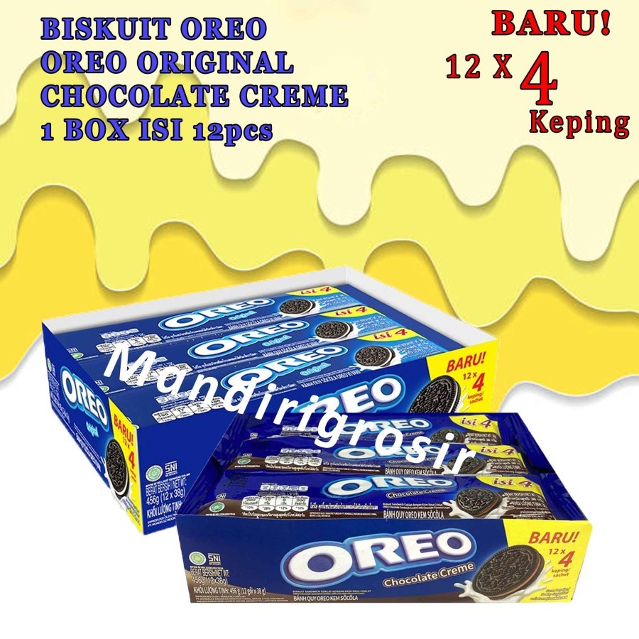 Jual Biskuit Oreo Original * Oreo Chocolate Creme * Oreo Biskuit * 1 ...
