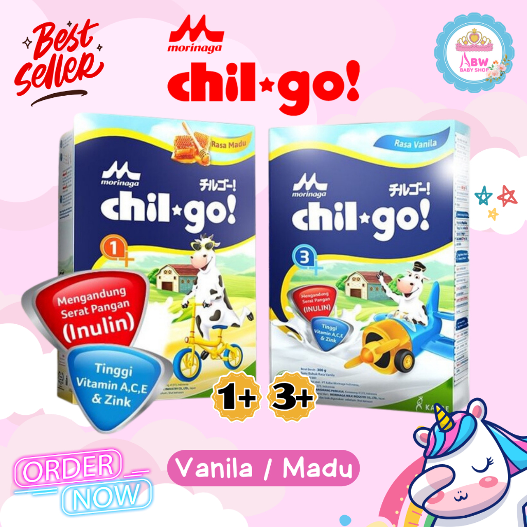 Jual Susu Chil-Go! Powder 1+ / 3+ All Variant Madu dan Vanila Chilgo Susu Pertumbuhan Anak ...