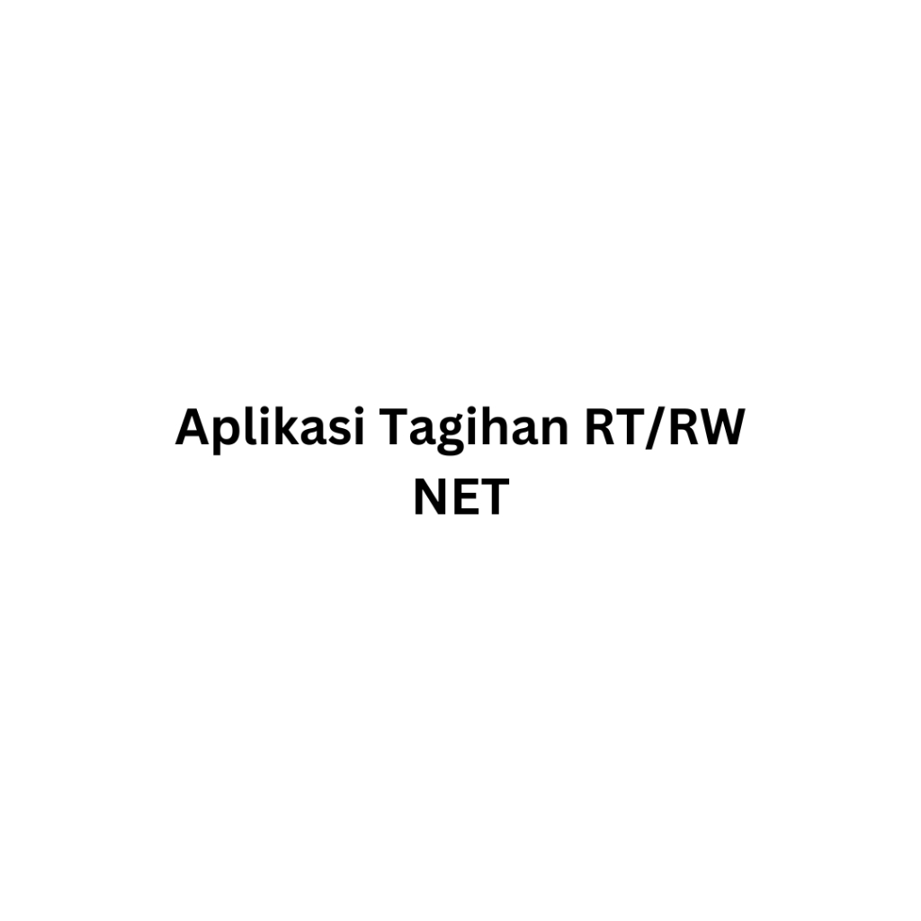 Jual Aplikasi Tagihan Internet RT/RWnet | Shopee Indonesia Jual Aplikasi Tagihan Internet RT/RWnet | Shopee Indonesia