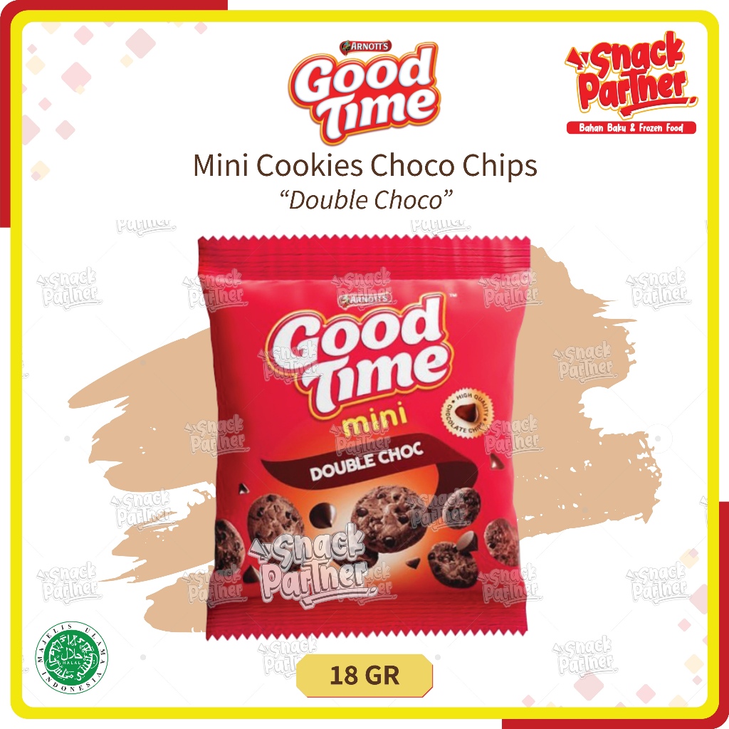 Jual GOOD TIME - MINI COOKIES CHOCO CHIPS 18 GR - Cookie Chocochips ...
