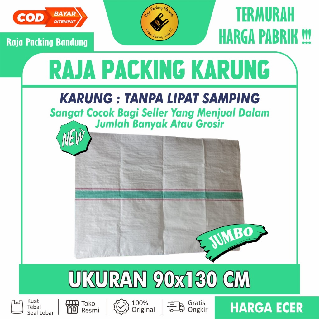 Jual Karung Plastik Baru Ukuran 90x30 cm | Karung Jumbo Baru | Karung ...