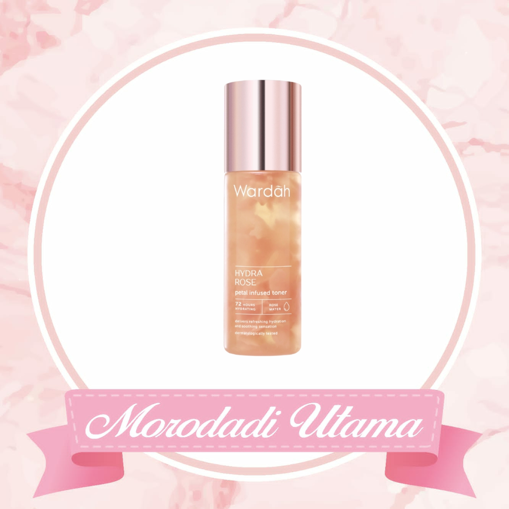 Jual Wardah Hydra Rose Petal Infused Toner | Shopee Indonesia