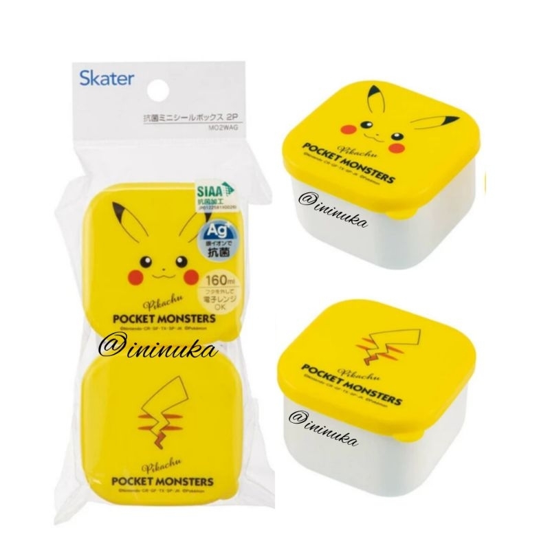 Jual [Skater] Mini Seal Container Box Pikachu Pokemon Fruit Snack Box ...