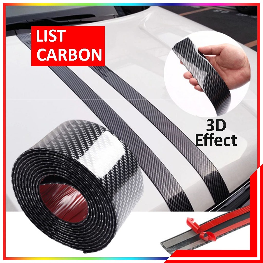 Jual Sticker Carbon 3D Fiber Stiker Serat Karbon Multifungsi Sticker ...