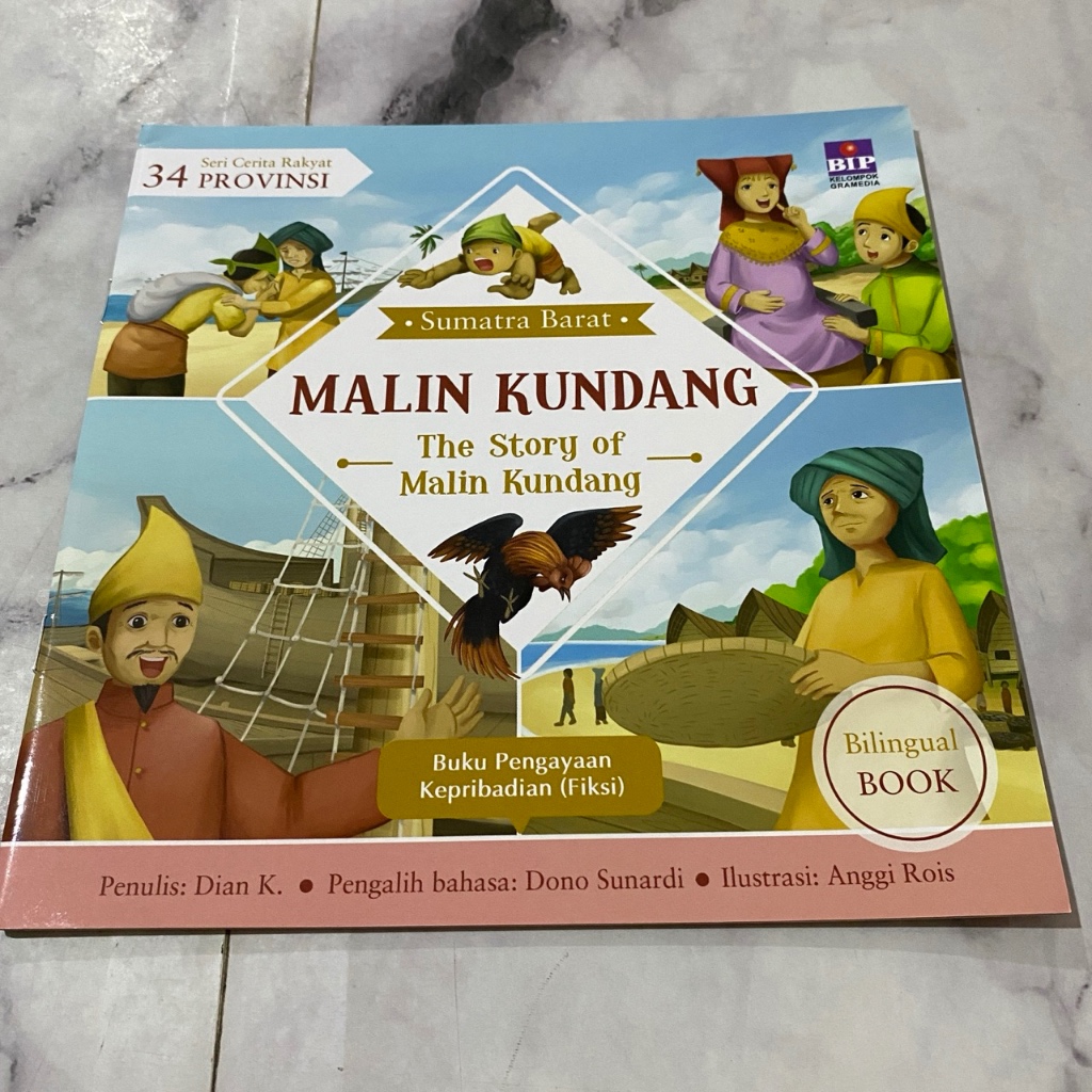 Jual seri 34 provinsi Sumatra Barat Malin Kundang buku cerita anak bahasa indonesia cerita ...