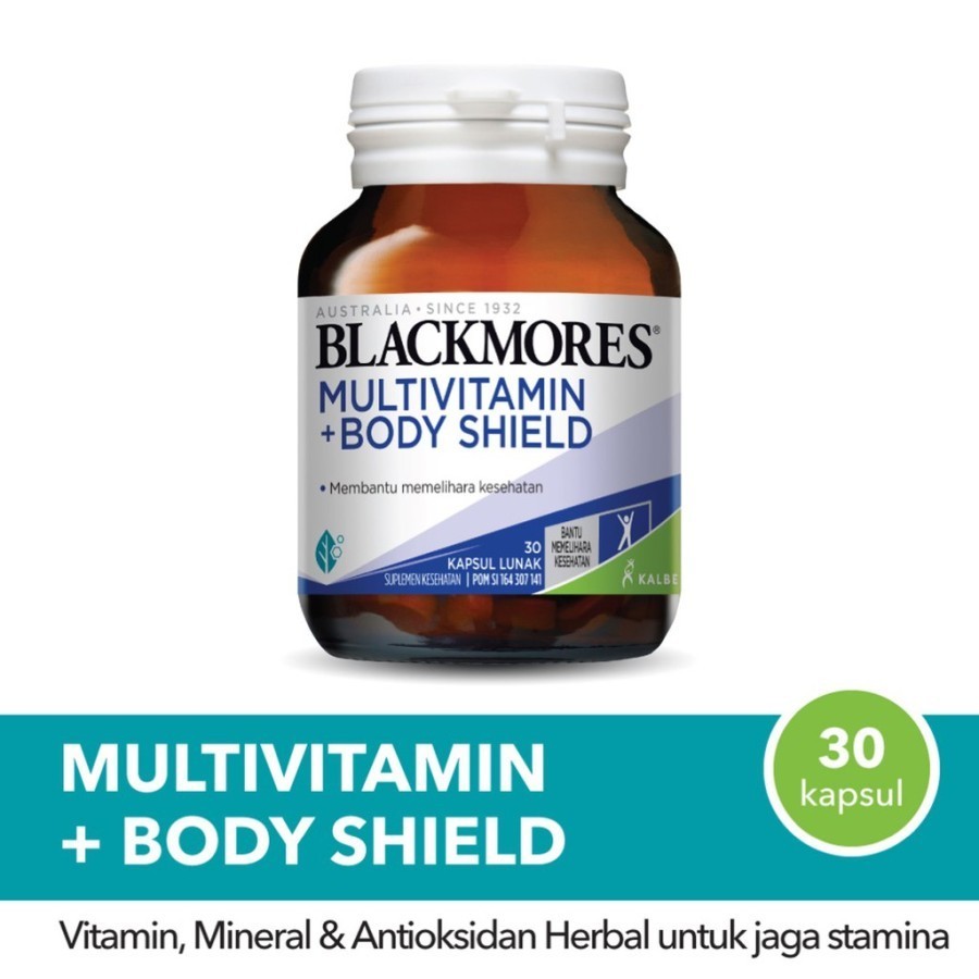 Jual Blackmores Multivitamin + Body Shield isi - 30 Kapsul | Shopee Indonesia