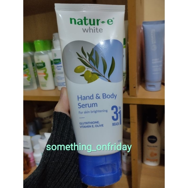 Jual Natur E White Hand & Body Serum 180ml | Shopee Indonesia