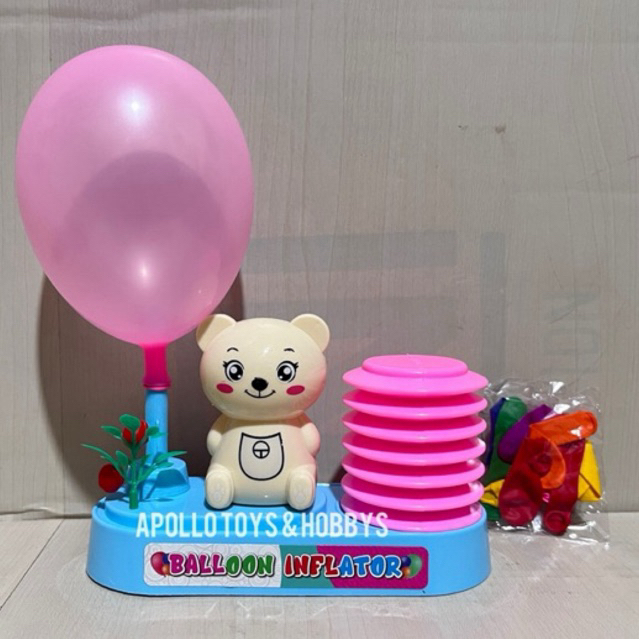 Jual MAINAN ANAK POMPA BALON BONEKA / BALLOON INFLATOR BU 07 | Shopee ...