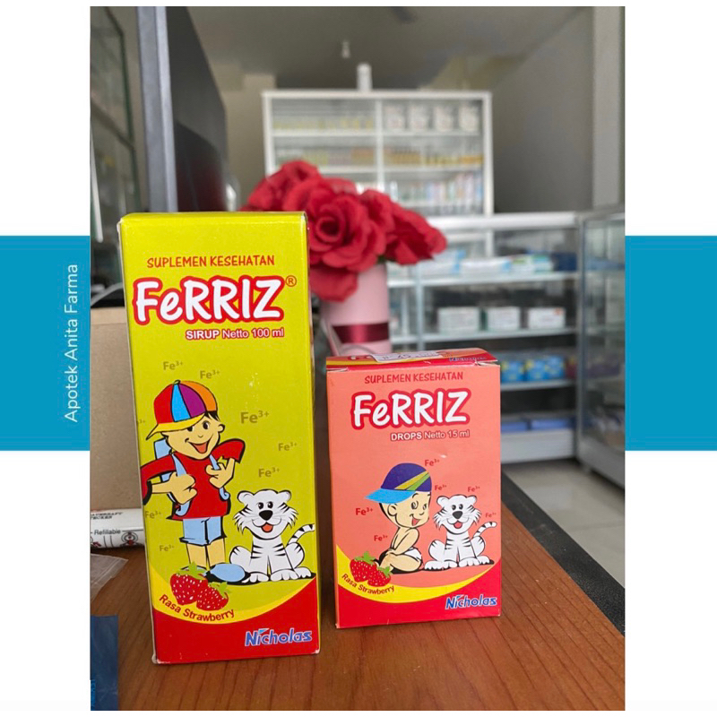 Jual FERRIZ DROP 15ml/ FERRIZ SIRUP 100 ml | Shopee Indonesia
