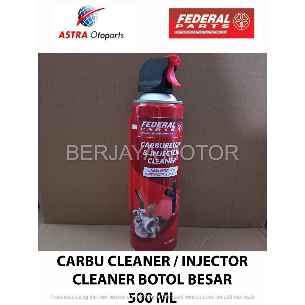 Jual CARBU CLEANER 500 ML FEDERAL INJEKTOR CLEANER BESAR | Shopee Indonesia
