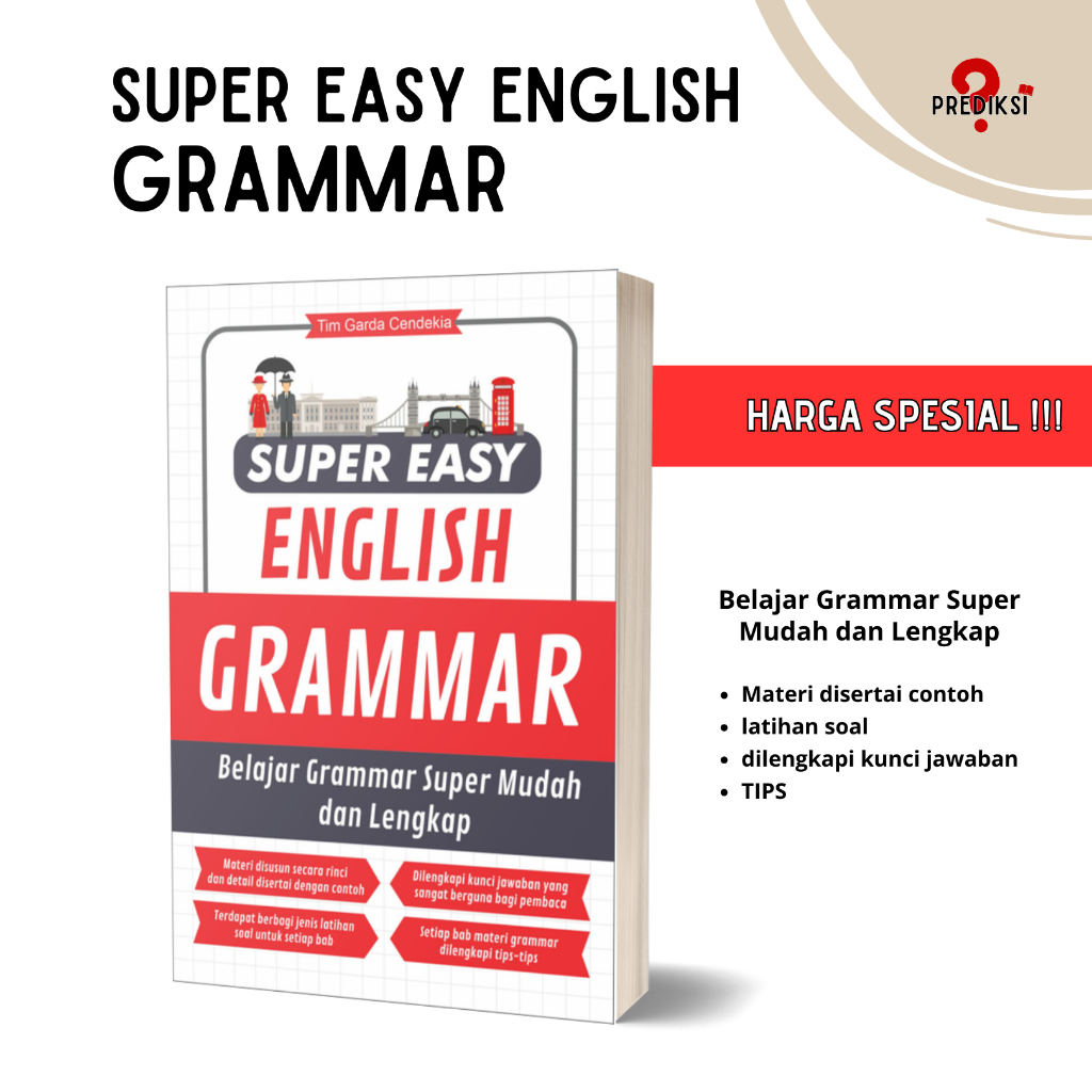 Jual PAKET BUKU BAHASA INGGRIS | SUPER EASY ENGLISH GRAMMAR ...