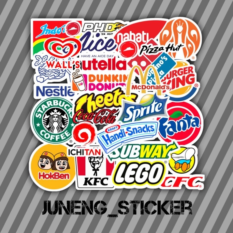 Jual Stiker Aesthetic (Brand Terkenal) STICKER TUMBLER HP | STIKER ...