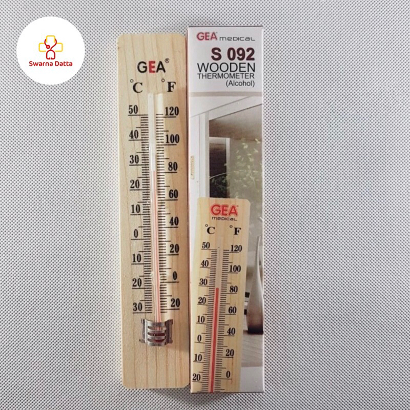 Jual Termometer Ruangan Dinding GEA Medical S 092 S092 Wooden Kayu ...