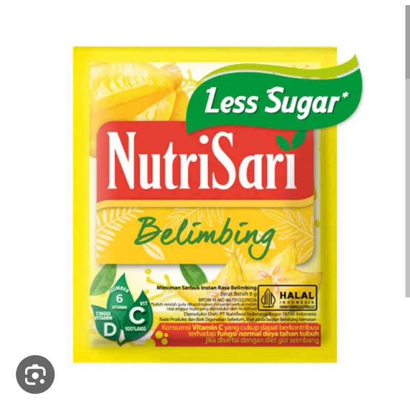 Jual Nutrisari Belimbing less sugar 10 sachet | Shopee Indonesia