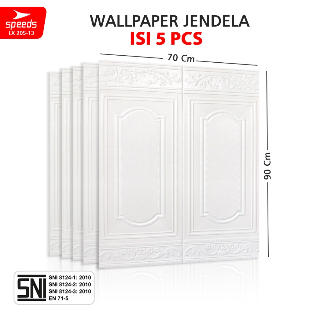 Jual SPEEDS SNI Wallpaper Dinding 3D Foam Stiker Peredam Udara Dan ...