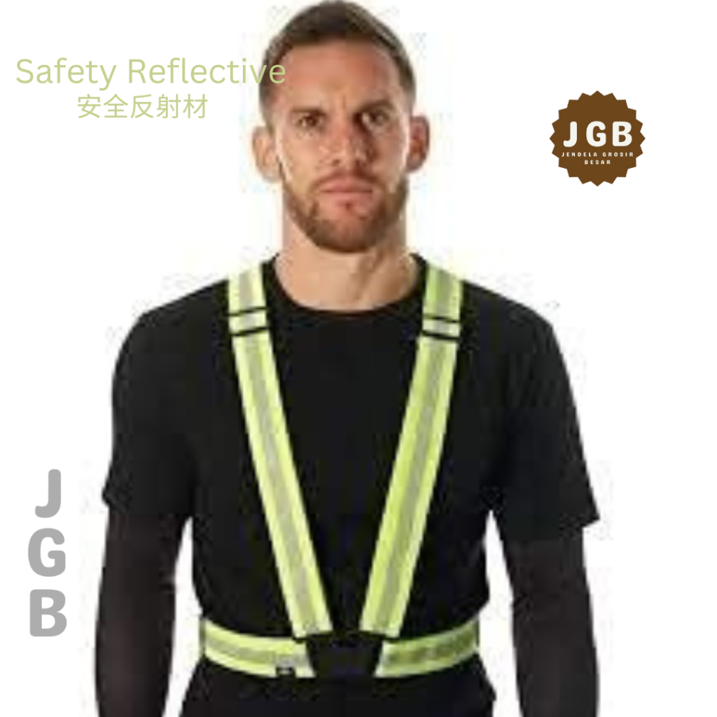 Jual Safety Reflective V Vest Adjustable - Rompi V Reflektif ...