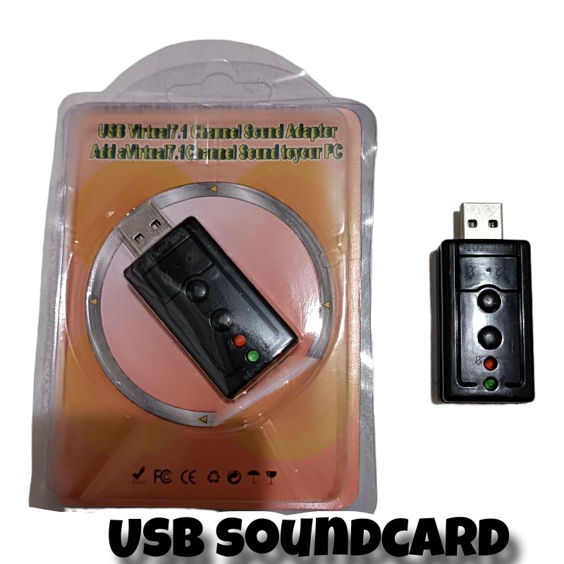 Jual USB SOUND CARD 7.1 / SOUNDCARD USB 7.1 | Shopee Indonesia