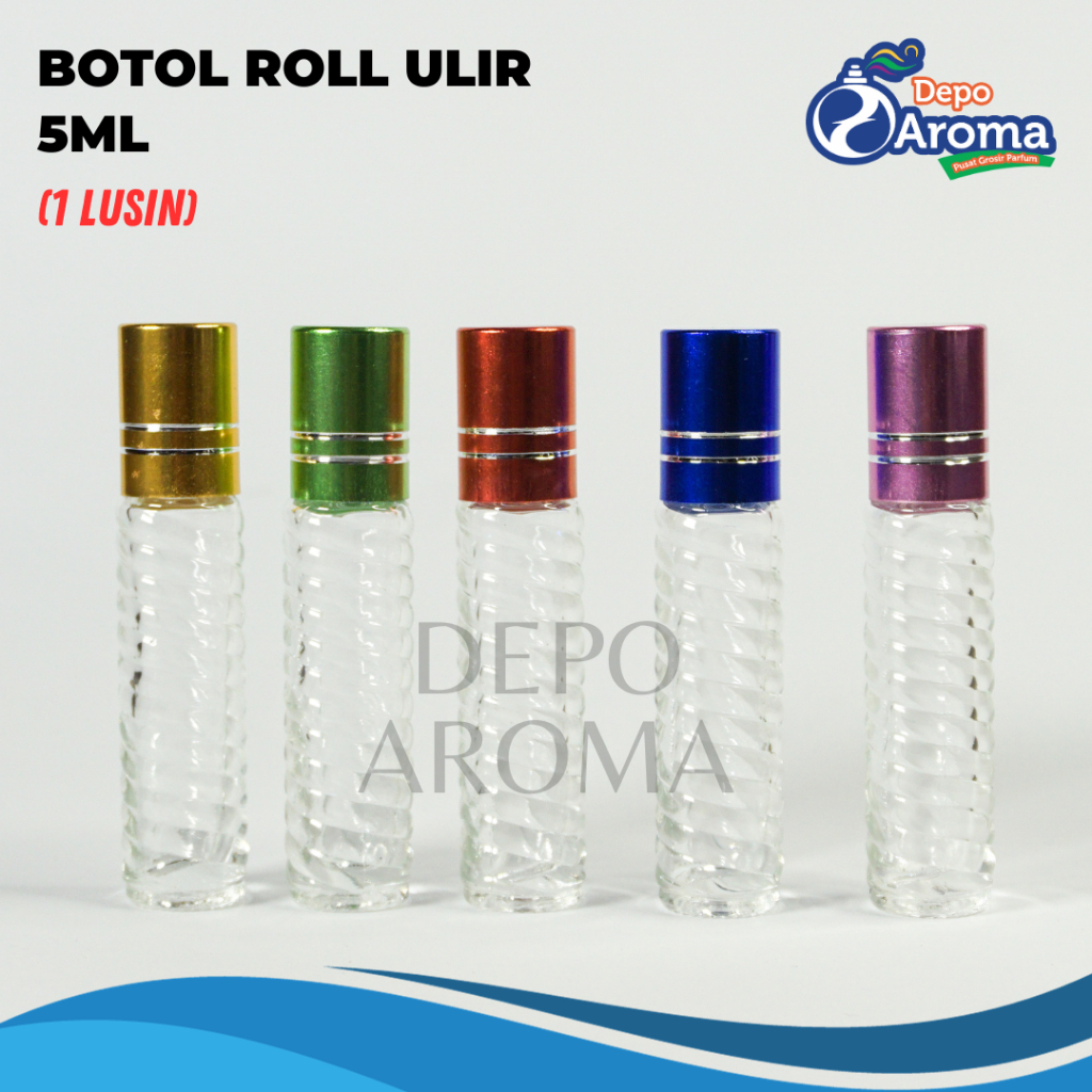 Jual Botol Parfum Roll Ulir 5ml (1 Lusin) | Shopee Indonesia