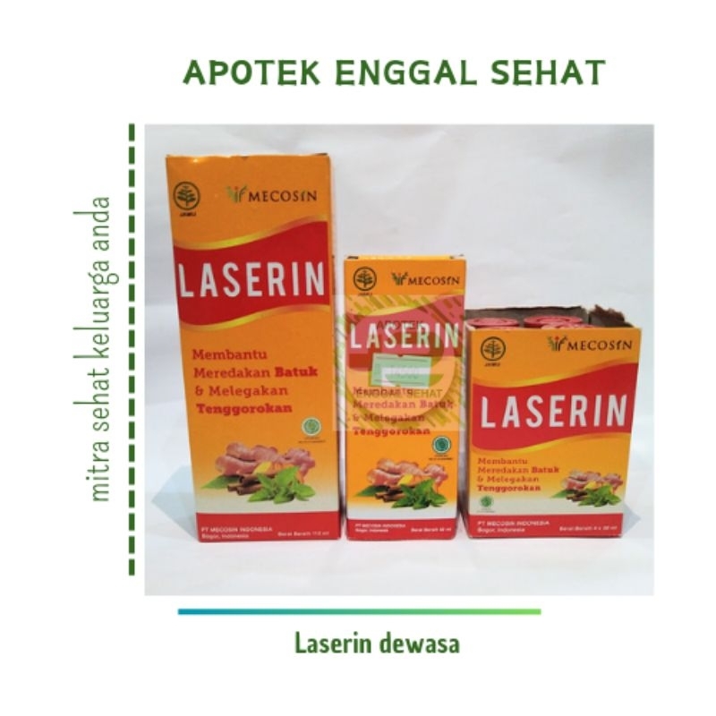 Jual Laserin sirup batuk dan melegakan tenggorokan dewasa | Shopee ...