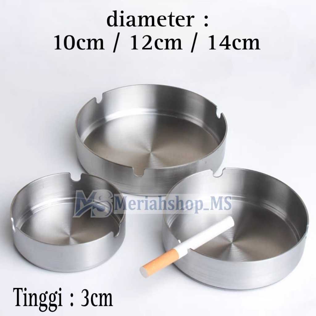 Jual ASBAK BULAT Diameter 10cm & 12cm Asbak Bulat Round Ashtray TINGGI ...