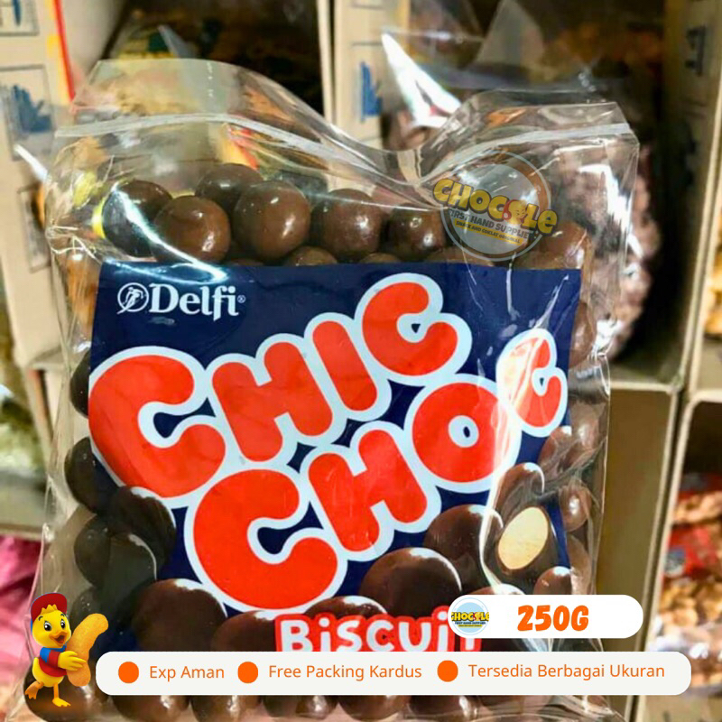 Jual PROMO 2.2 DELFI CHIC CHOC 250|| PUSAT GROSIR SNACK DAN COKLAT ...