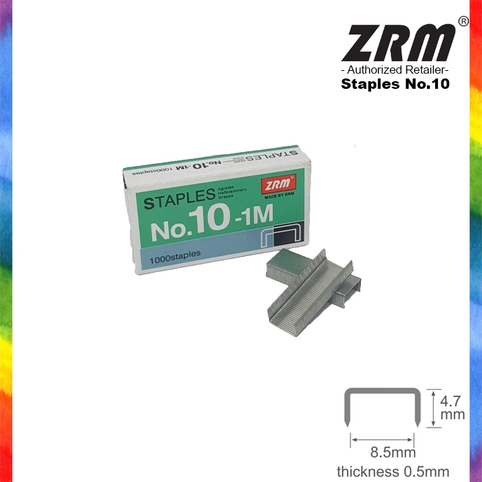 Jual Isi Staples No.10 / Refill Hekter No.10 ZRM 1 box | Shopee Indonesia
