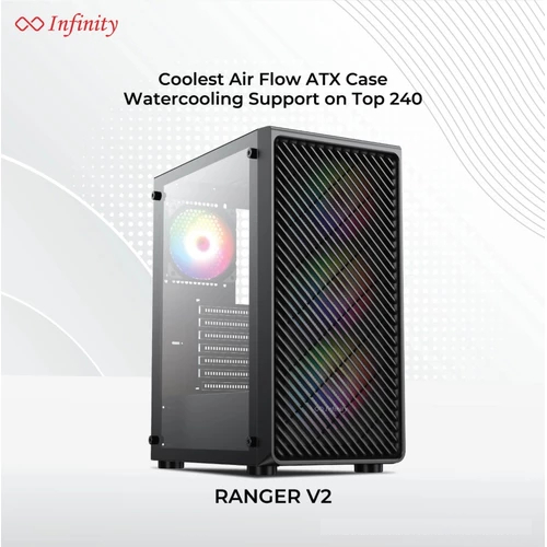 Jual Casing Infinity Ranger V2 - Tempered Glass Mid Tower ATX Gaming ...