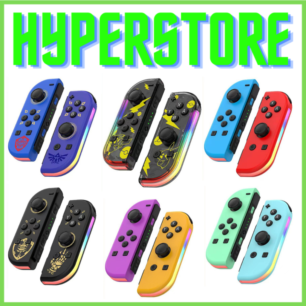 Jual JoyCon Joy Con Stik Nintendo Switch OLED RGB Mario Pikachu Splatoon Monster Hunter Zelda ...