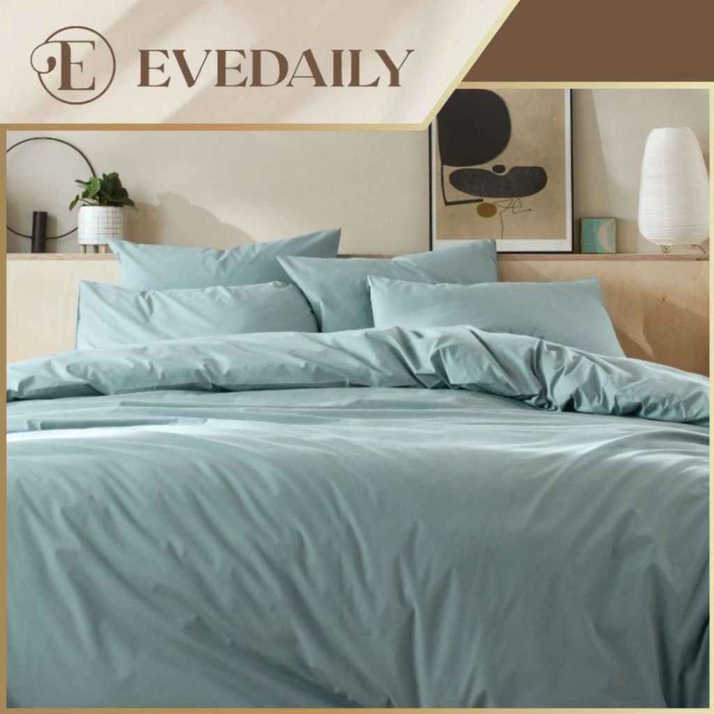 Jual Bedcover Set Polos Biru Wardah - 90x200 - 200x200 - evedaily ...