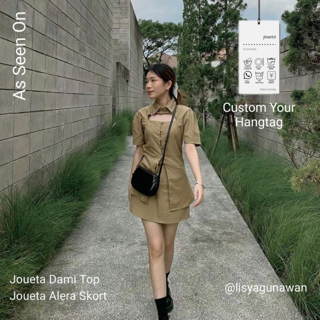 Jual JOUETA | Dami Top Alera Skort | Set Baju Korean Style Unik Cantik ...