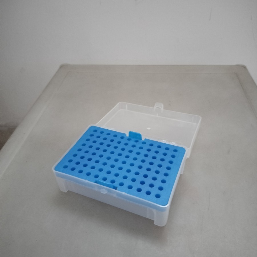 Jual rak white tip plastik 96 lubang mikropipet micropipette | Shopee ...