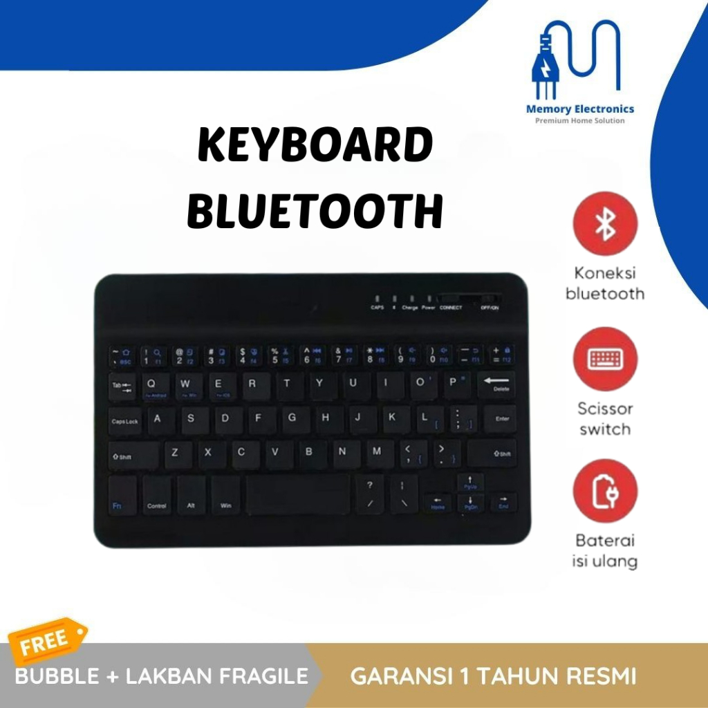 Jual Keyboard Wireless Bluetooth | Shopee Indonesia