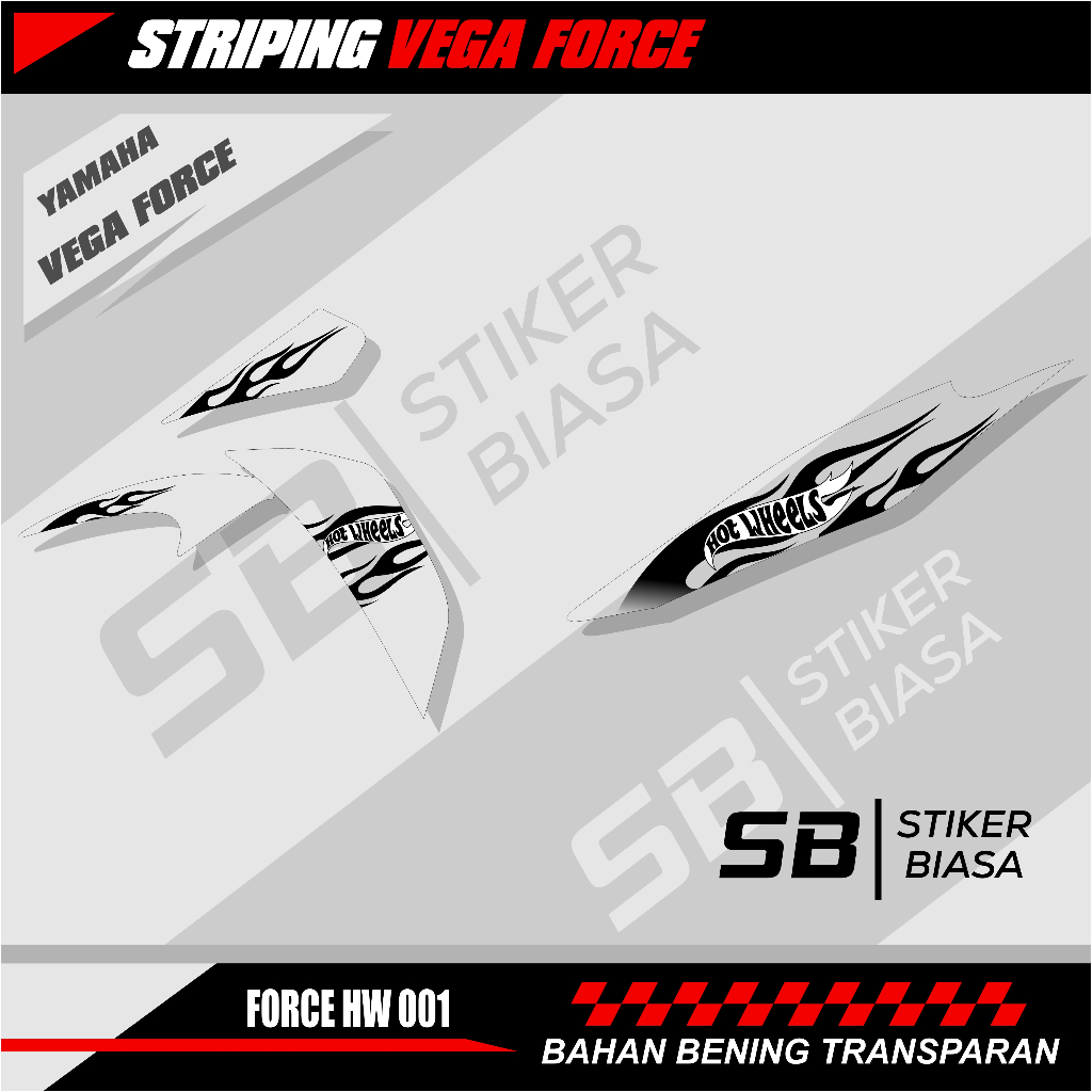 Jual STRIPING API HOTWHEELS MOTOR VEGA FORCE BAHAN TRANSPARAN | Shopee ...