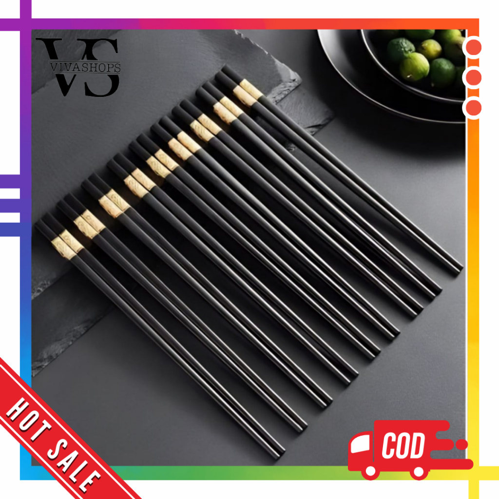 Jual Sumpit Hitam Bahan Plastik Anti Lengket Panas Anti Bakteri ...