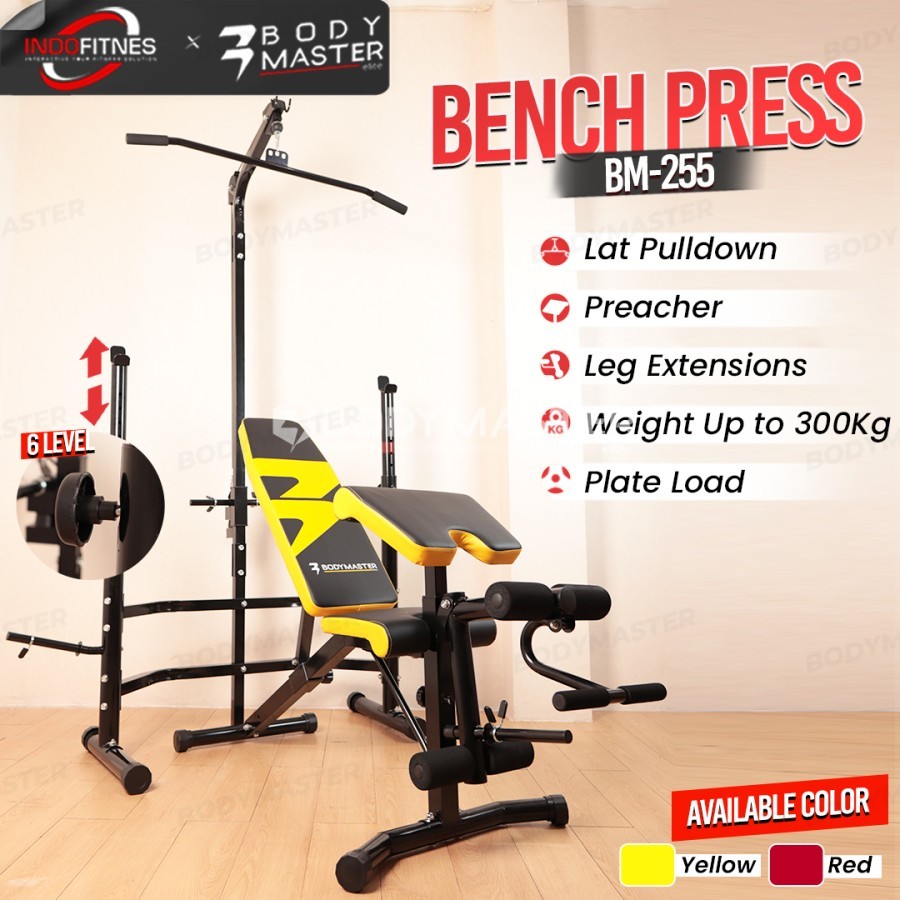 Jual BODYMASTER Paket Lengkap Bench Press Stick dan Beban 40kg ...