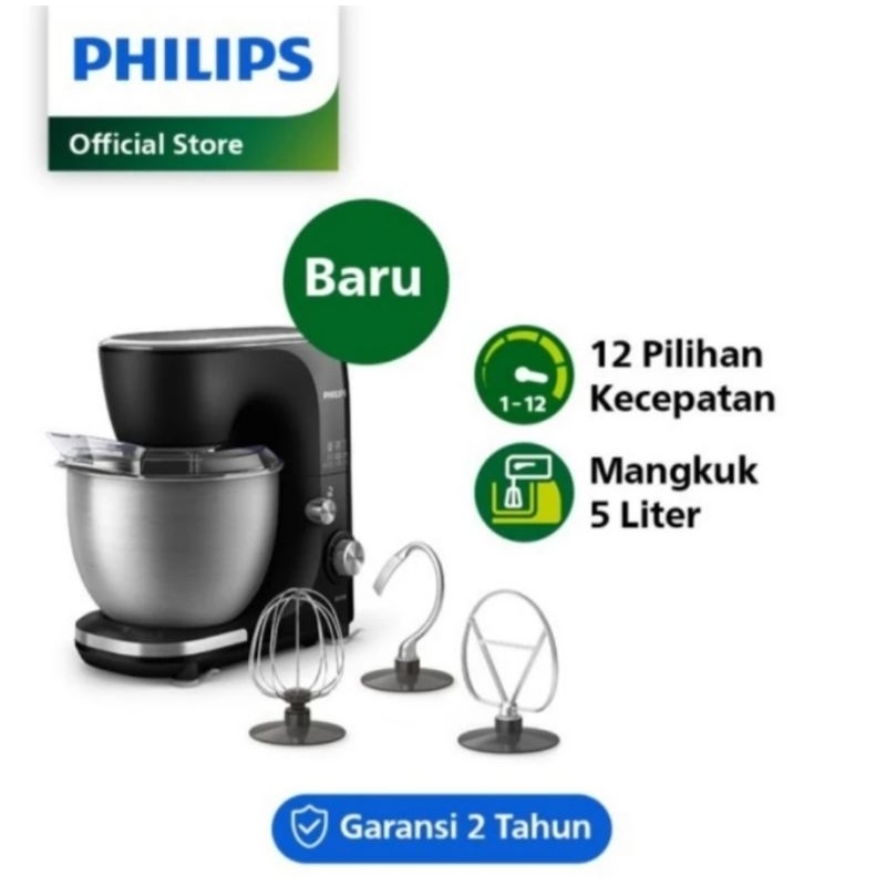 Jual Philips stand mixer / Kitchen Machine HR7922/90 - Kapasitas 5L ...