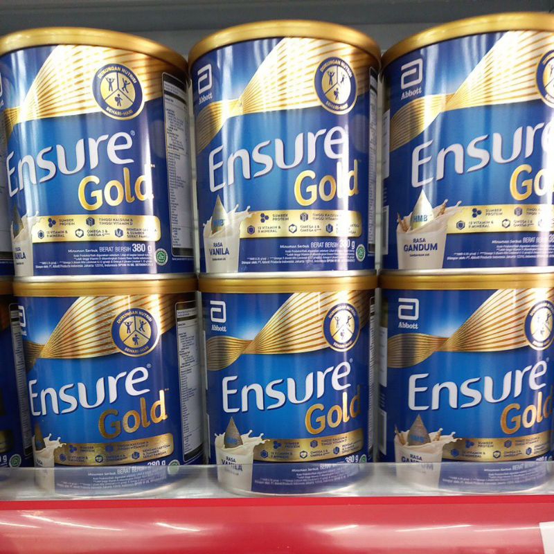Jual Ensure Gold Vanila/Gandum 380g | Shopee Indonesia