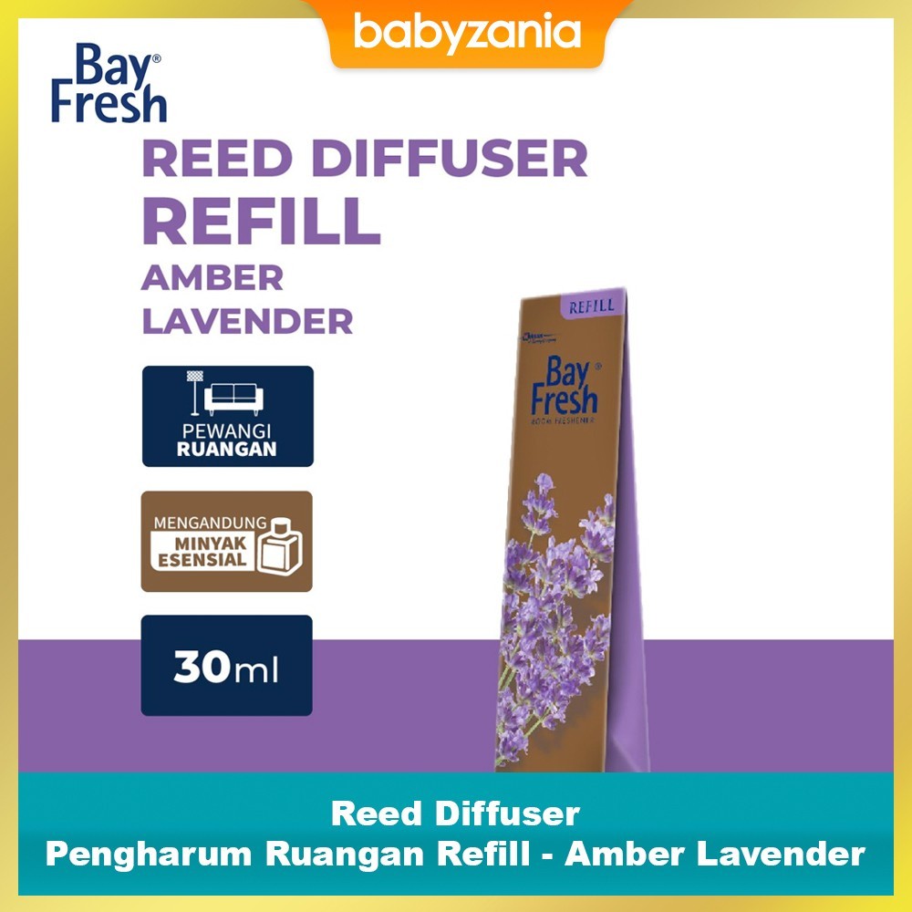 Jual Bayfresh Reed Diffuser Pengharum Ruangan Refill - Amber Lavender | Shopee Indonesia