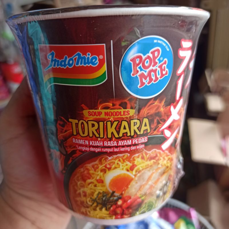 Jual Pop Mie TORI KARA Ramen Kuah Rasa Ayam Pedas | Shopee Indonesia