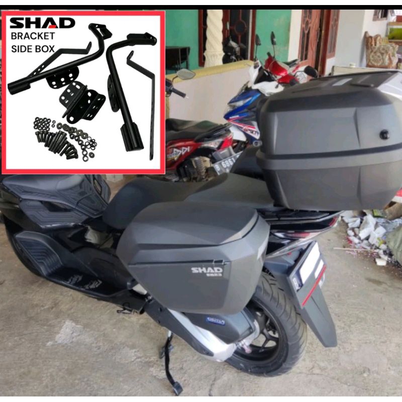 Jual SHAD SH23 BOX SAMPING SH23 PLUS BREKET BOX SIDE BOX SH23 BOX ...
