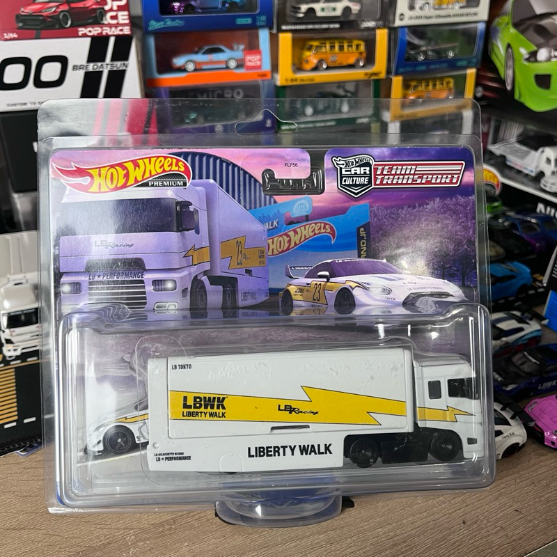 Jual HOTHWEELS Teamtransport Nissan GTR R35 LBWK Liberty Walk Towing ...