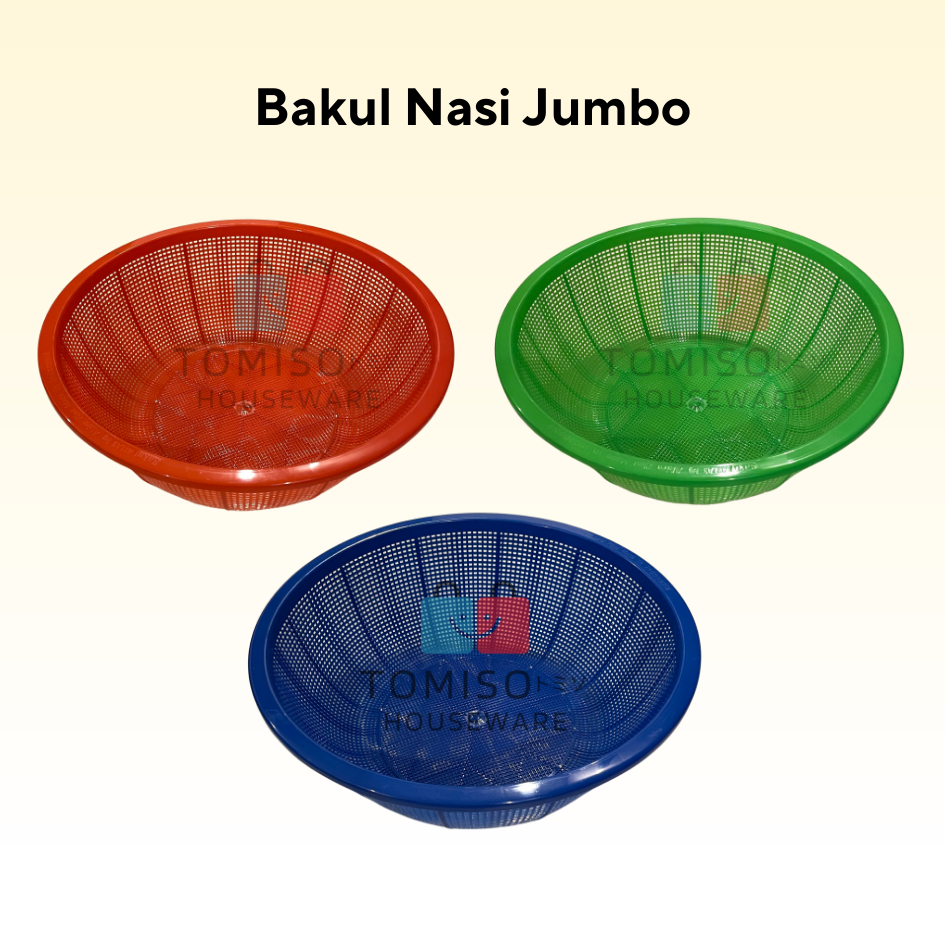 Jual Bakul Nasi Jumbo Warna Tua Wakul Nasi Baskom Saringan | Shopee ...