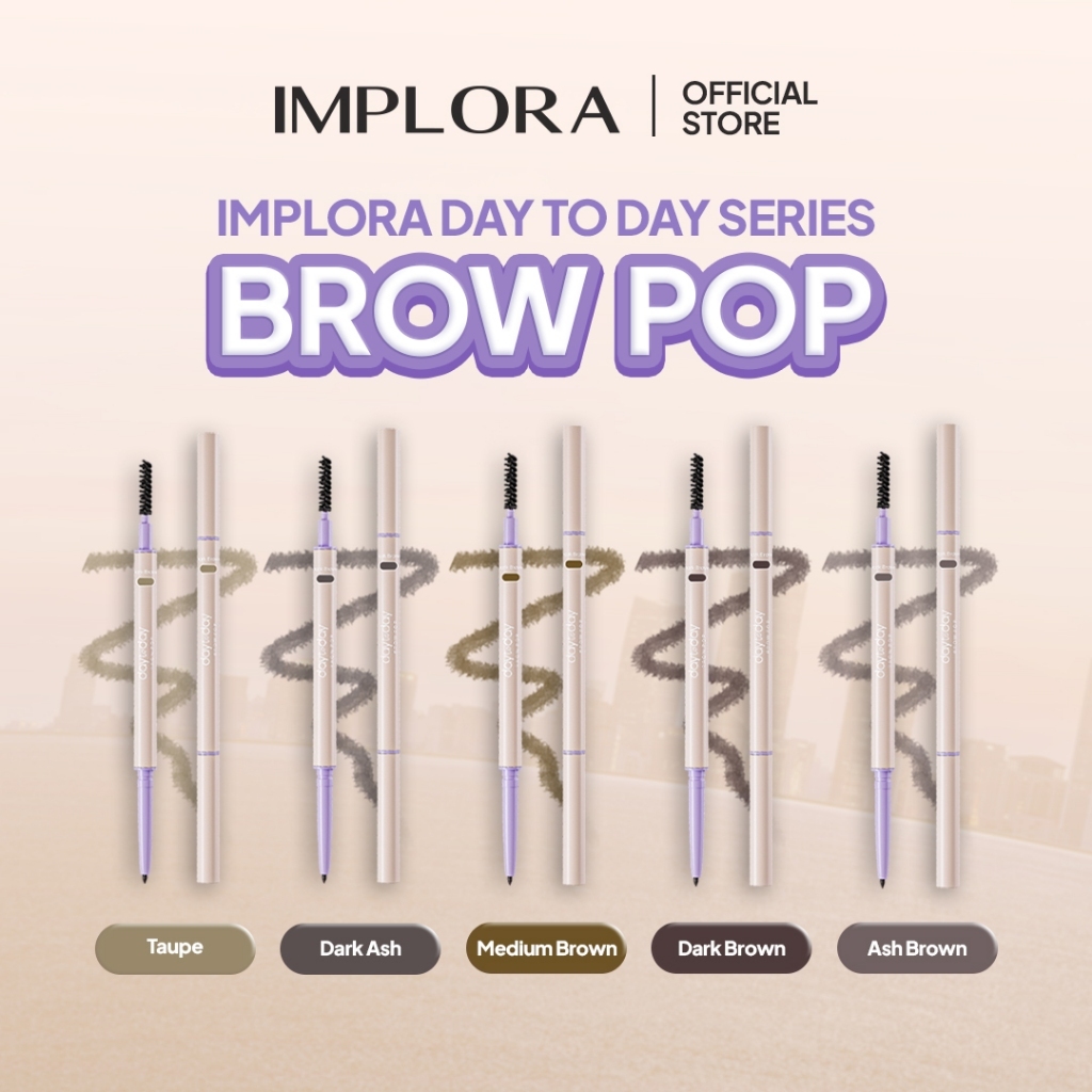 Jual 【NEW】IMPLORA Day To Day Series Brow Pop | Shopee Indonesia