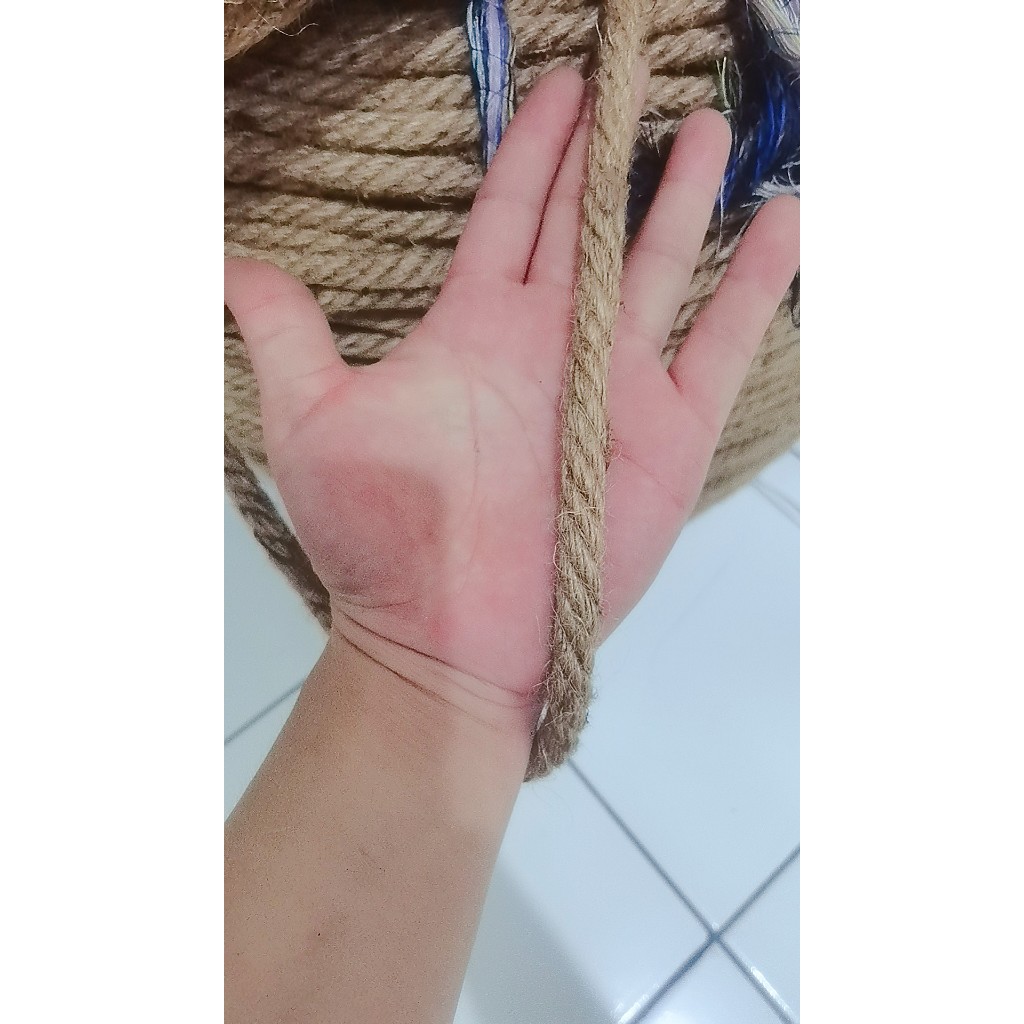 Jual Tali goni 4mm 6mm 8mm 10mm【Harga per meter】Tali rami Natural ...