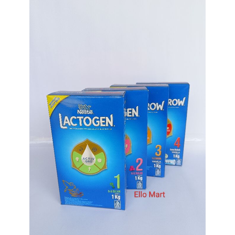Jual Nestle Lactogrow 1+ (1-3 Tahun) dan Lactogrow 3+ (>3 Tahun) Vanila ...