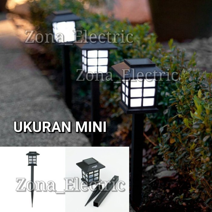 Jual LAMPU TAMAN LED MINI CREATIVE ENERGI SOLAR PANEL GARDEN / TENAGA ...