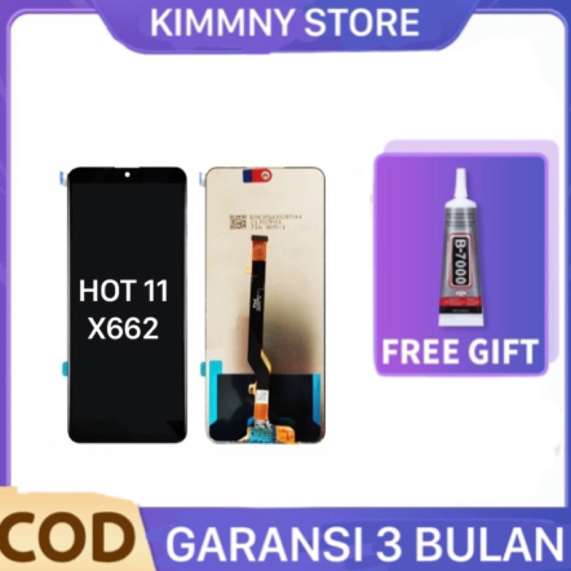 Jual Lcd Touchscreen Fullset Infinix Hot 11 X662 ORIGINAL | Shopee ...