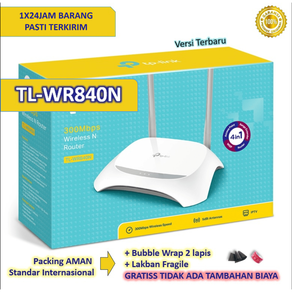 Jual TL-WR840N Wifi Wireless N Router 300Mbps Router Wifi internet ...