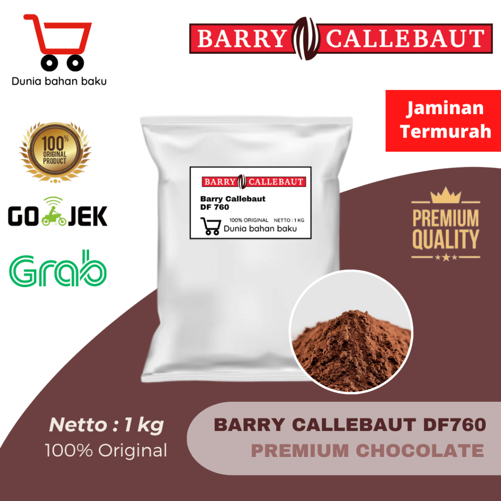 Jual PURE COCOA POWDER BARRY CALLEBAUT. BUBUK COKLAT MURNI 760 1 kg ...