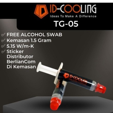 Jual ID-Cooling TG05 Silver Thermal Paste Grease Prosesor Chipset Pasta Posesor | Shopee Indonesia